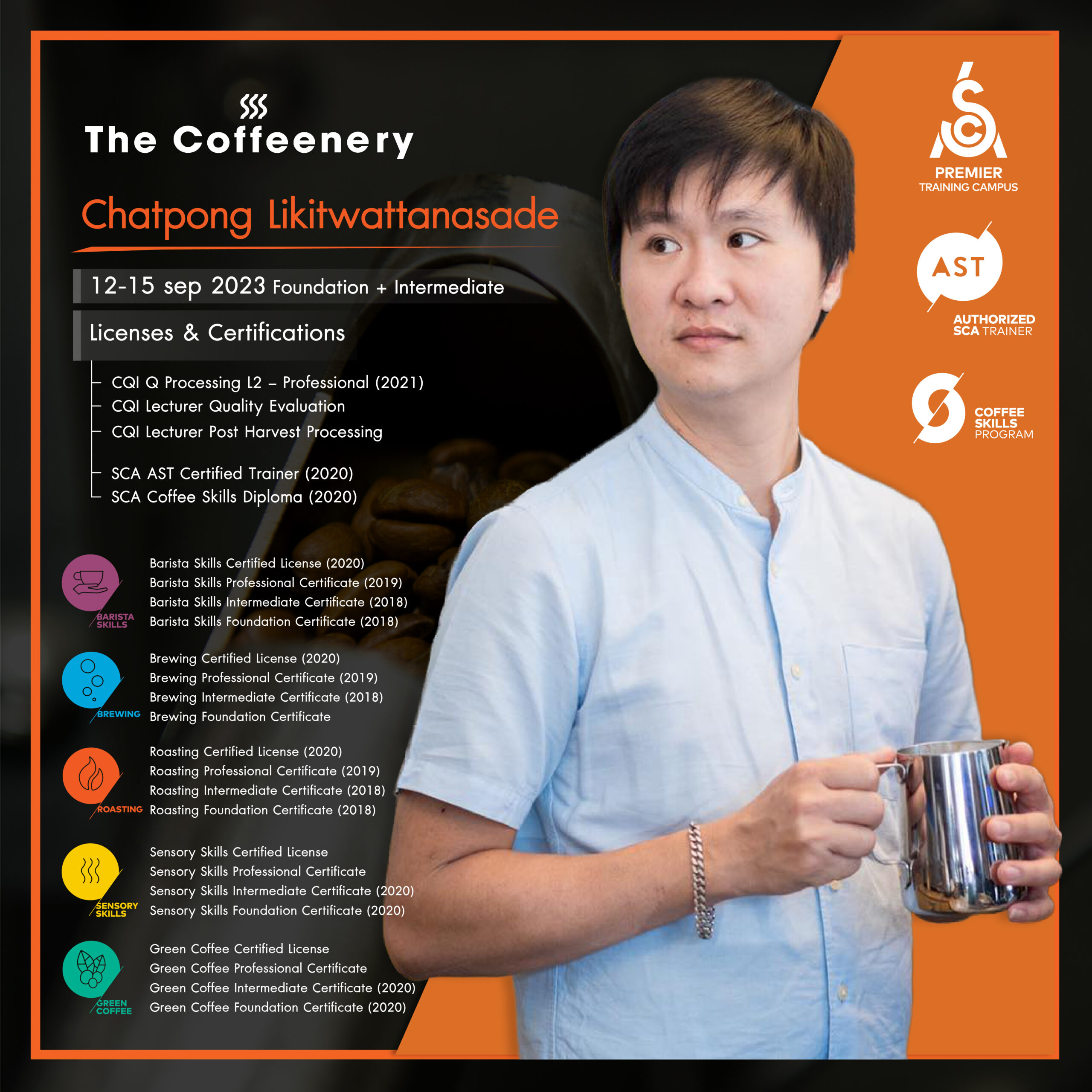 SCA Roasting Course (Foundation & Intermediate) - The Coffeenery